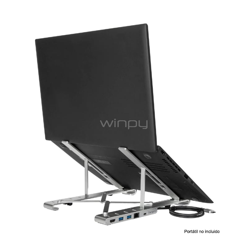 Base Notebook Targus Dock Stand USB-C (de 10“ a 15.6“, HDMI, USB, Gris ...