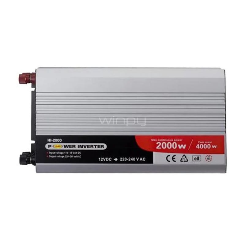 Inversor Power Inverter HI-2000 de 2000W - 18INV02000 - Winpy.cl