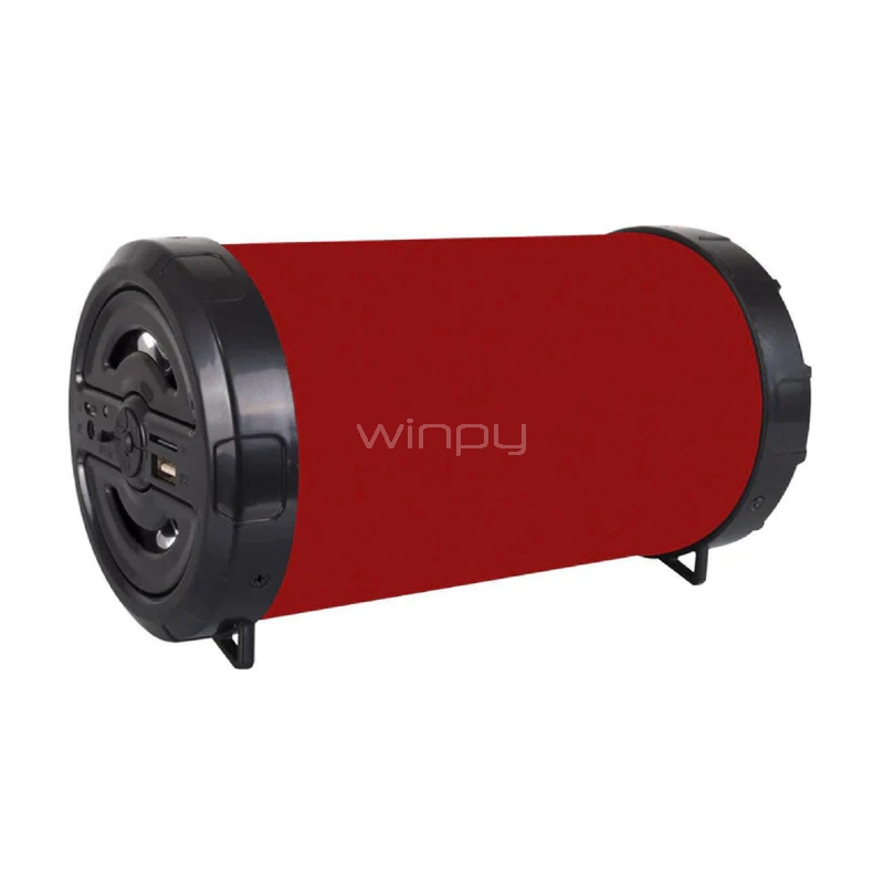 Parlante Bluetooth Prosound Bazooka (Luz, Radio FM, Rojo) | 32PRXPX55R