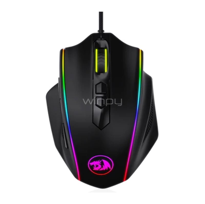 Mouse Gamer Redragon Vampire RGB (10.000dpi, 8 Botones, Negro) | M720-RGB