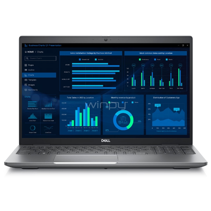 Mobile WorkStation Dell Precision 3581 de 15.6“ (i9-13900H, RTX 2000 ...