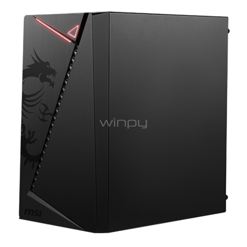 Gabinete Gamer MSI MAG SHIELD M301 (Micro-ATX, Ventilador 120mm, Negro ...
