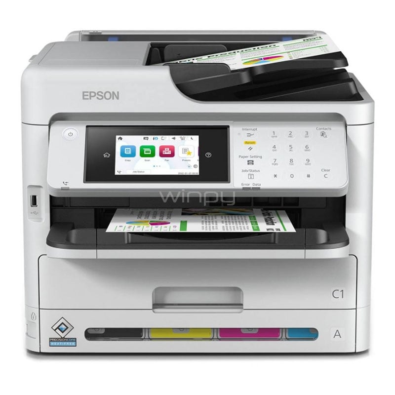 Multifuncional Epson WorkForce Pro WF-C5810 (Tinta Color, 25ppm ...