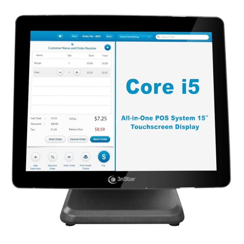 Sistema POS 3NStar AIO - PTE0120W-8-240W10 - Winpy.cl
