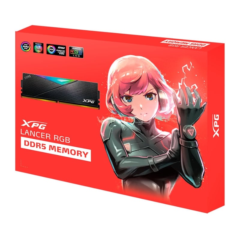 Memoria RAM XPG Lancer RGB de 32GB - AX5U6400C3232G-CLARBK - Winpy.cl
