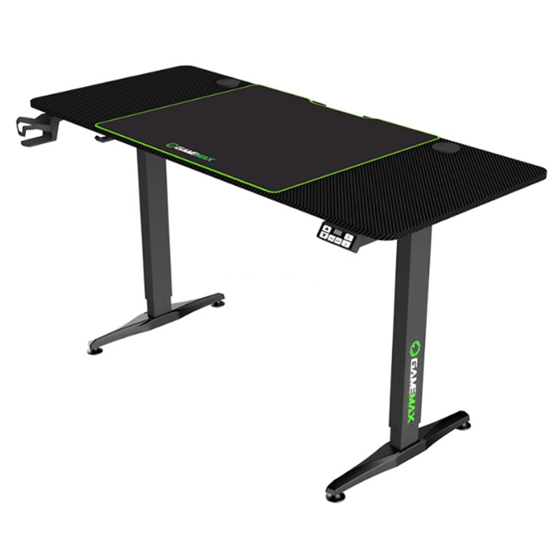 Mesa Gamer GameMax D140 Carbon Eléctrica (Altura Ajustable de 72-117cm ...