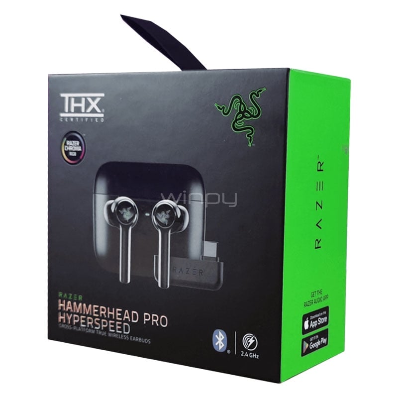 Audífonos Gamer Razer Hammerhead Pro HyperSpeed (Dongle USB-C, RGB ...