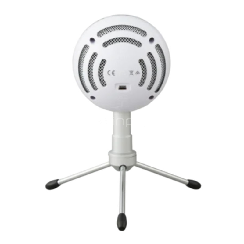 Micrófono Logitech Snowball iCE (Cardioide, USB, Blanco) | 988-000511