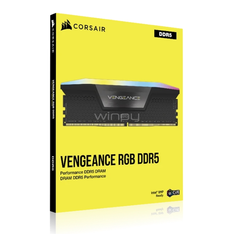 Kit de Memoria RAM Corsair Vengeance RGB de 32GB - CMH32GX5M2B5200C40 ...