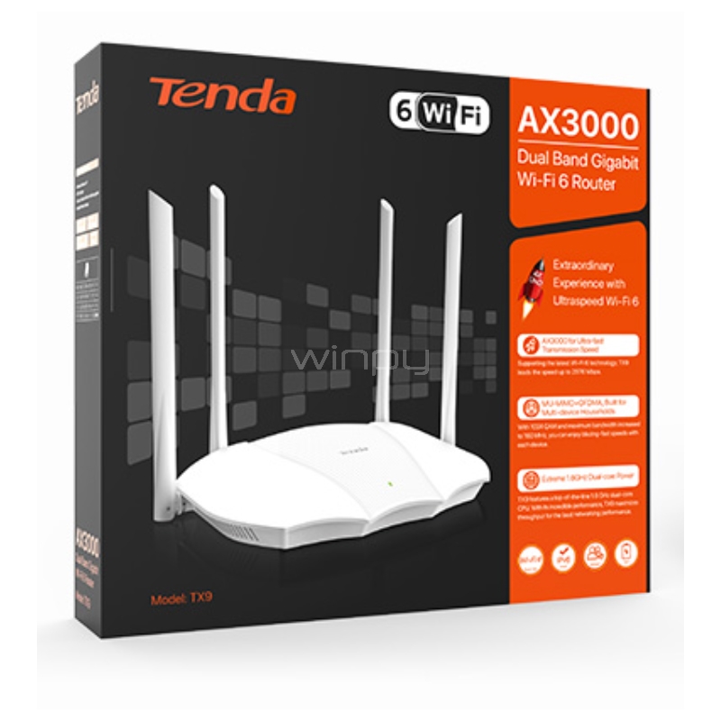 Router Tenda TX9 AX3000 - AX3000 - Winpy.cl
