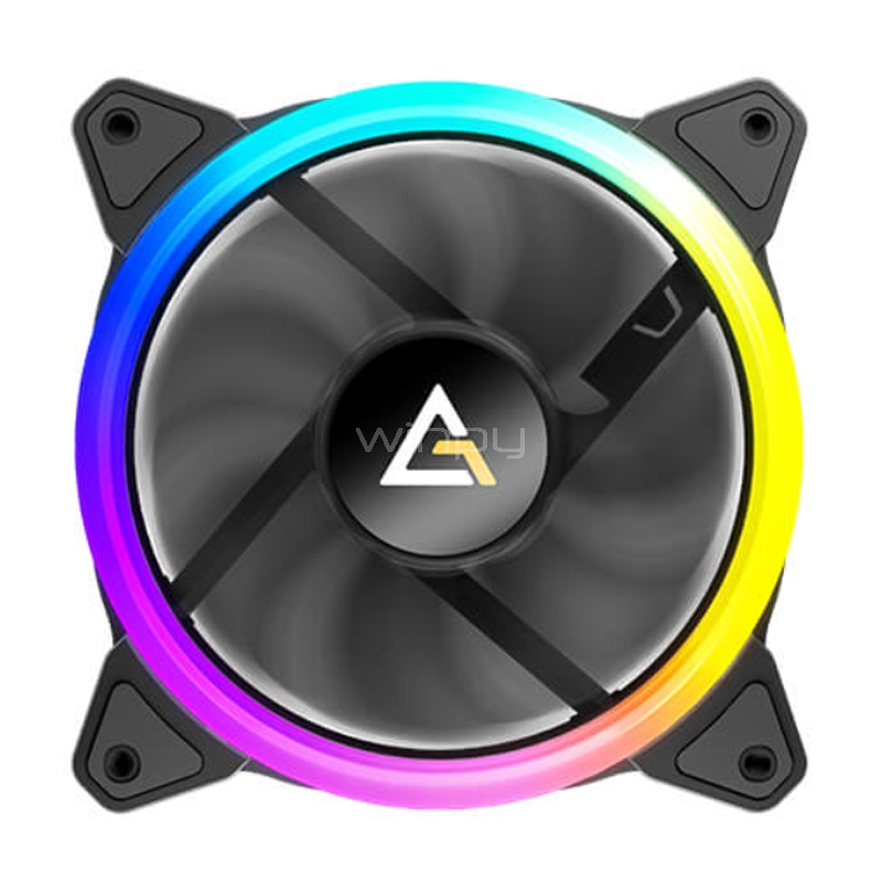 Ventilador Antec Neon 120 ARGB (120mm, PWM, 1600rpm) | 0-761345-40024-4