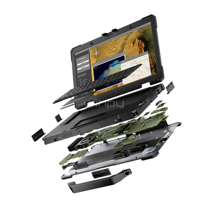 Notebook Dell Latitude 5430 Rugged de 14“ (i7-1185G7, NVIDIA T500, 32GB ...