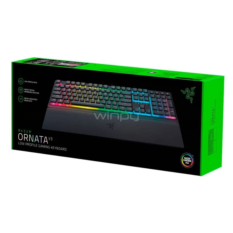Teclado Gamer Razer Ornata V3 - RZ03-04461100-R311 - Winpy.cl