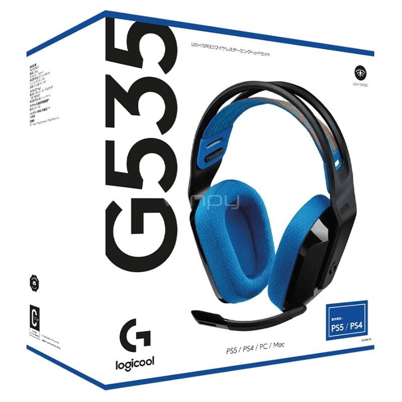 Audífonos Gamer Logitech G535 Lightspeed - 939-002218 - Winpy.cl