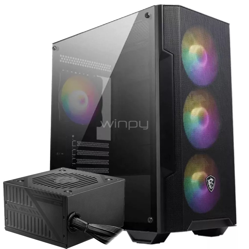Gabinete Gamer MSI MAG FORGE M100A - 824142363638 - Winpy.cl