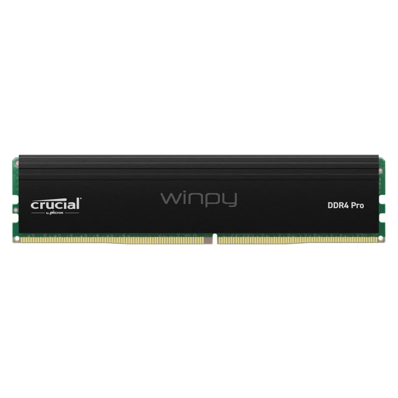 Memoria RAM Crucial Pro Black OC de 16GB - CP16G64C38U5B - Winpy.cl