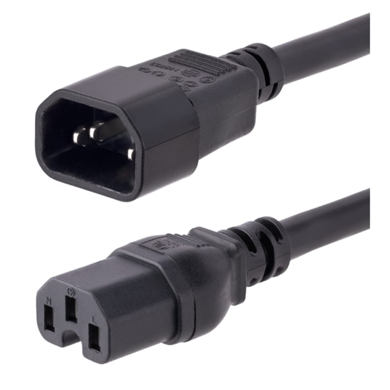 Cable de Poder StarTech de 3 mts (C14/ C15, 15A, 125V, 14AWG) | H1415 ...