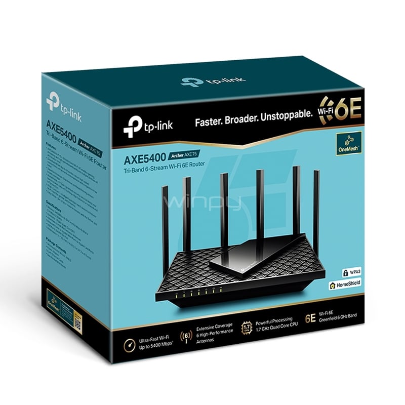 Router TP-Link Archer AXE75 - Archer AXE75 - Winpy.cl