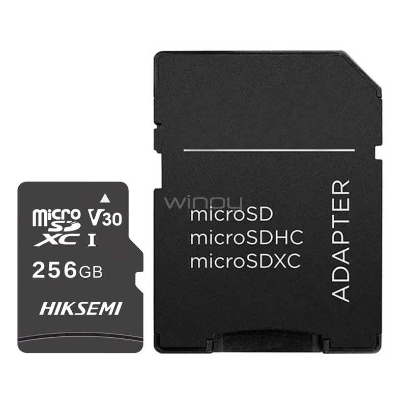 Tarjeta MicroSD Hiksemi TF NEO de 256GB - HS-TF-C1(ADAP) 256G NEO - Winpy.cl