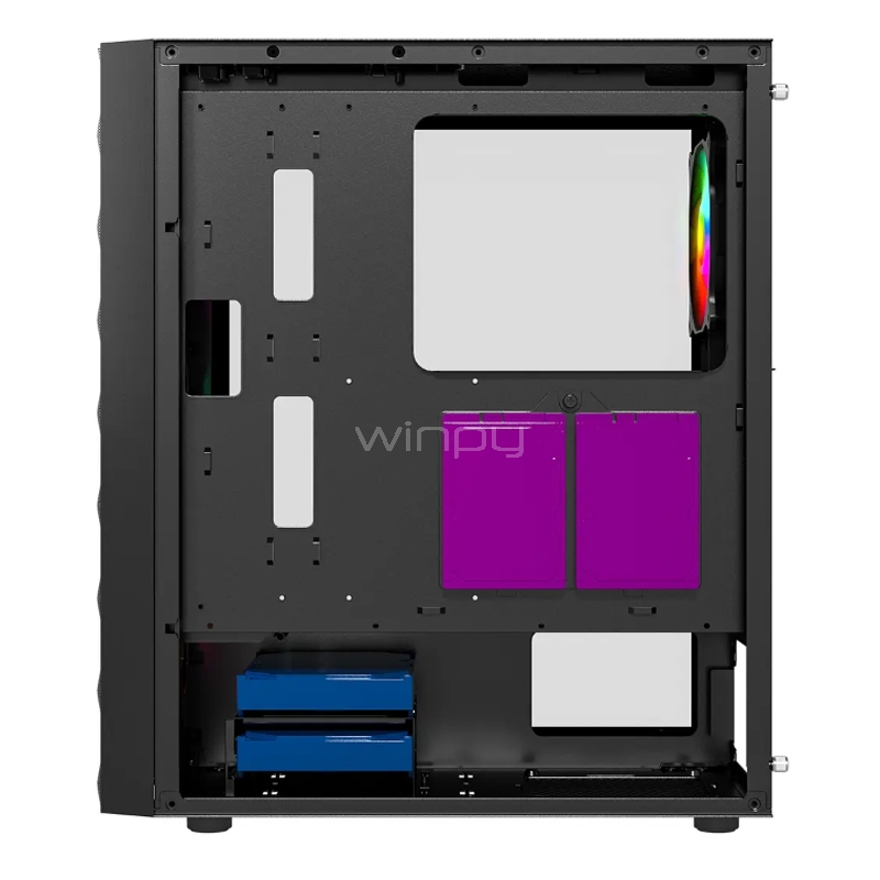 Gabinete Gamer Fantech AERO CG83 (ATX, Vidrio Templado, 4 ventiladores ...