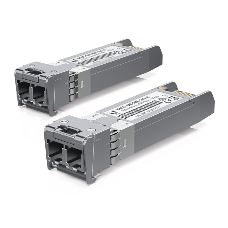 Pack de 2 Módulos Transceptores Ubiquiti MultiModo (SFP+ 10G, LC dúplex ...