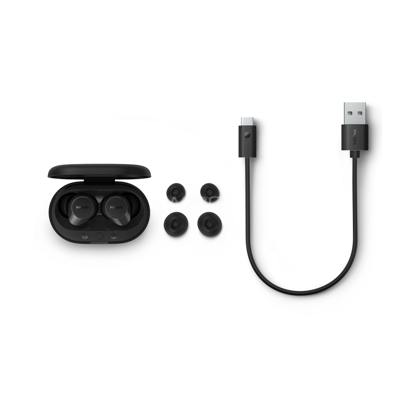 Audífonos Bluetooth Philips TAT1209BK (IPX4, Negro) | TAT1209BK