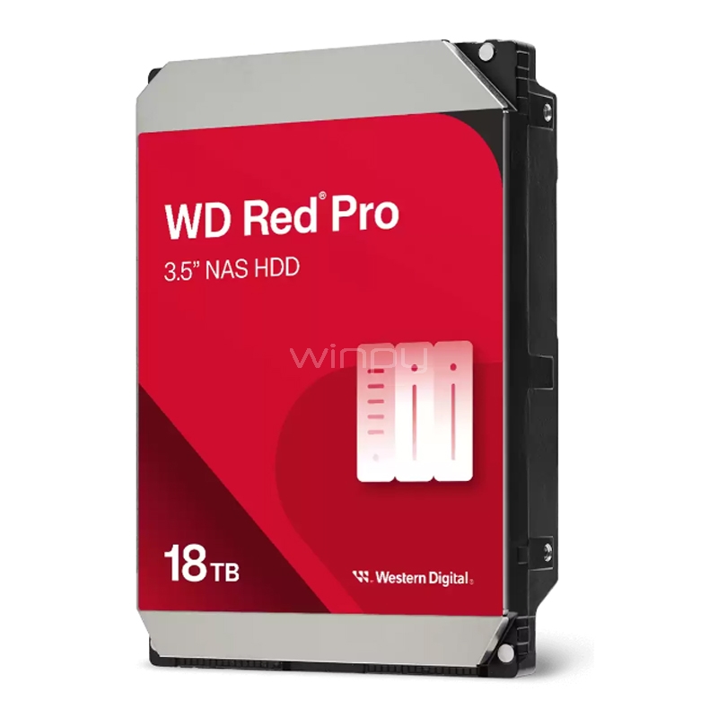 Disco Duro Western Digital Red Pro NAS de 18TB (3.5“, SATA, 7.200rpm ...