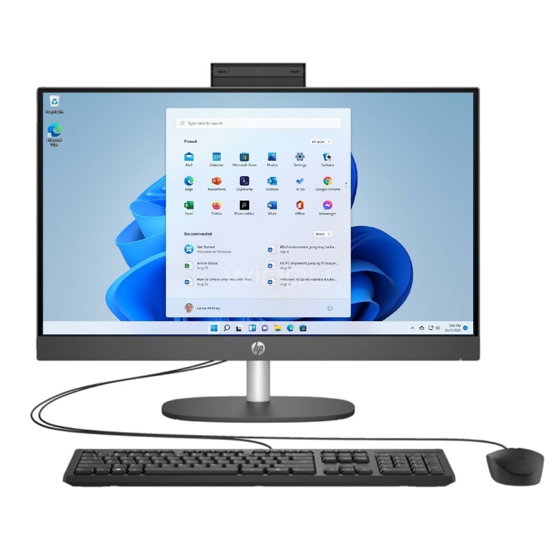 All in One HP ProOne 245 G10 de 23.8“ (Ryzen 5 7520U, 8GB DDR4, 512GB ...