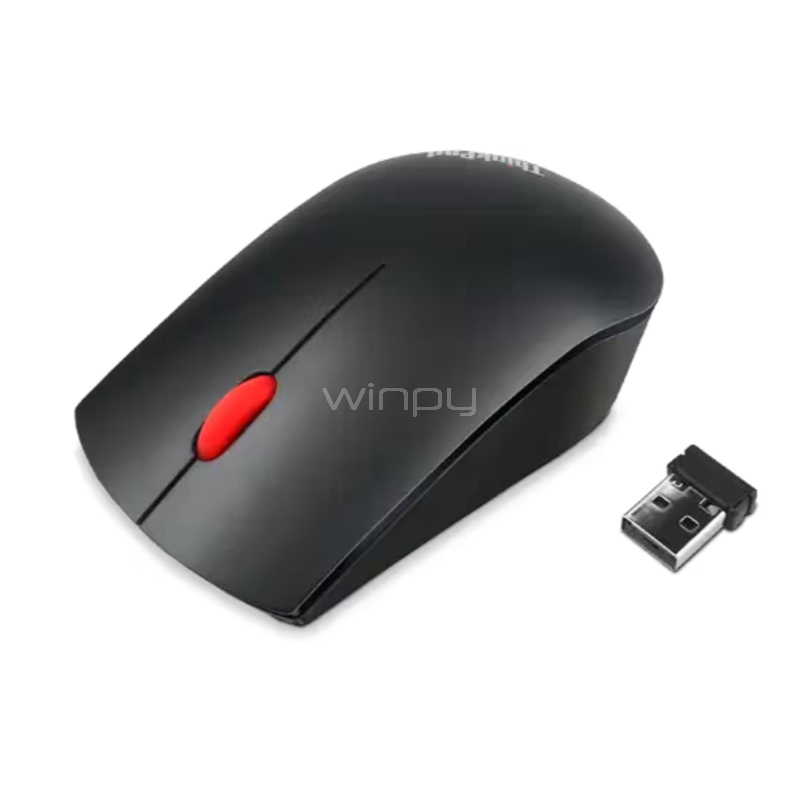 Mouse Inalámbrico Lenovo ThinkPad Essential (1200dpi, Dongle USB, Negro ...