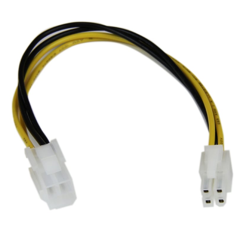 Cable 20cm Extensión Alargador Alimentación Corriente Placa Base ATX12V ...