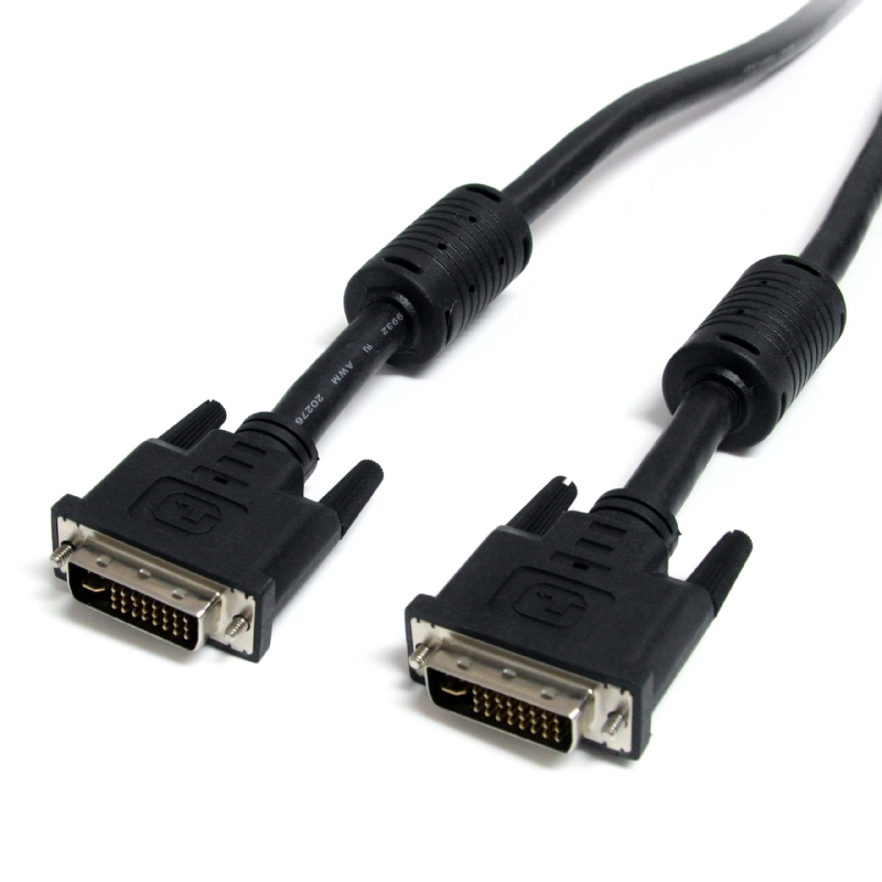 Cable 3m para Monitor DVI-I de Doble Enlace Dual Link Digital Analógico - 2x Macho - StarTech ...