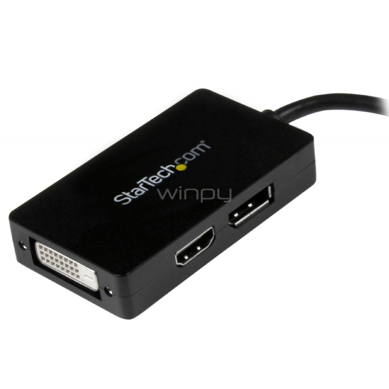 Adaptador de Video externo triple head Mini DisplayPort a DVI HDMI y DP conversor - StarTech ...
