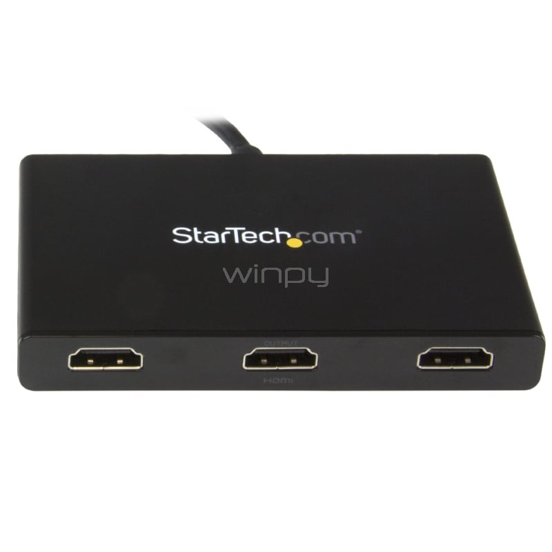 Splitter Multiplicador DisplayPort a 3 puertos HDMI - Hub MST DP 1.2 - StarTech - MSTDP123HD ...