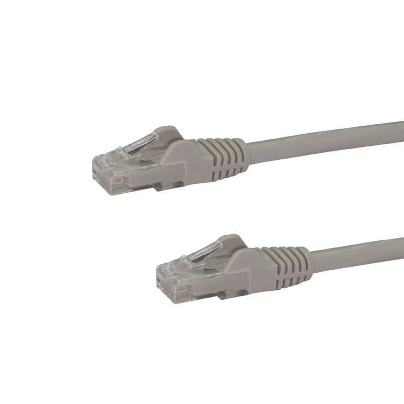Cable de Red de 15cm Gris Cat6 UTP Ethernet Gigabit RJ45 sin Enganches ...