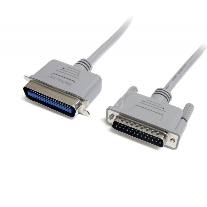 Cable de 1.8m DB25 a Centronics para Impresora en Paralelo - StarTech ...