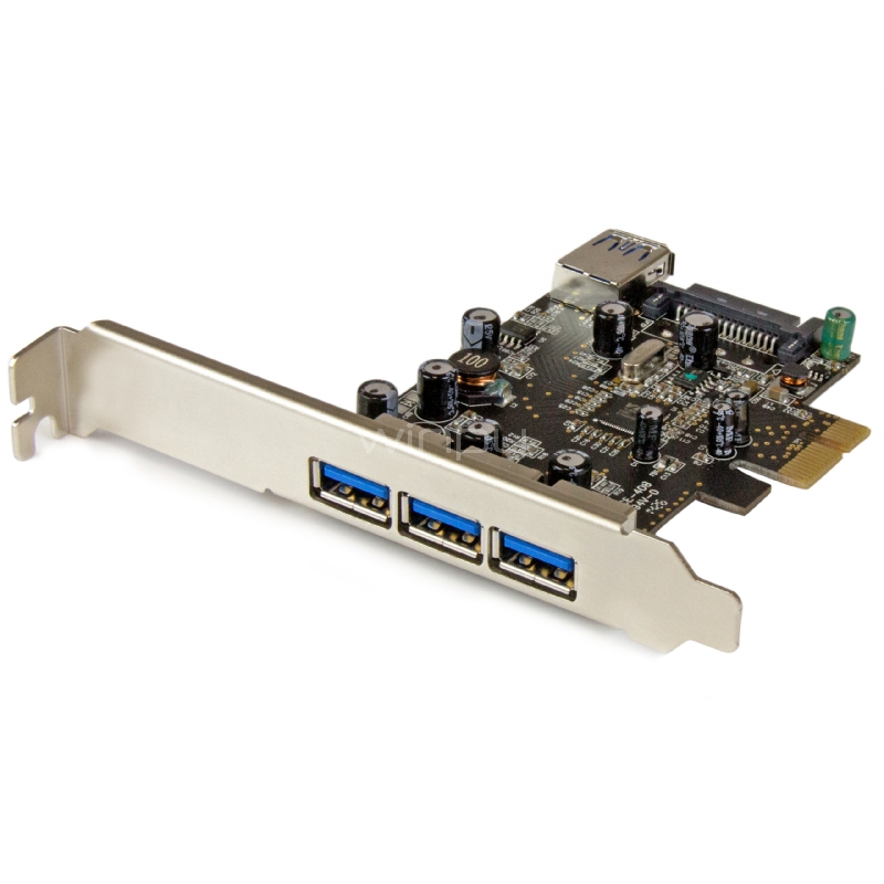 Tarjeta PCI Express con 4 Puertos USB 3.0 - StarTech - PEXUSB3S42 ...