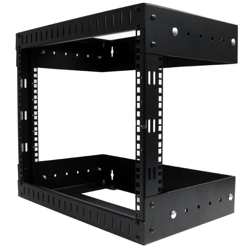 Rack Armario Bastidor Abierto Montaje en Pared Wall Mount 2 Columnas 8U ...