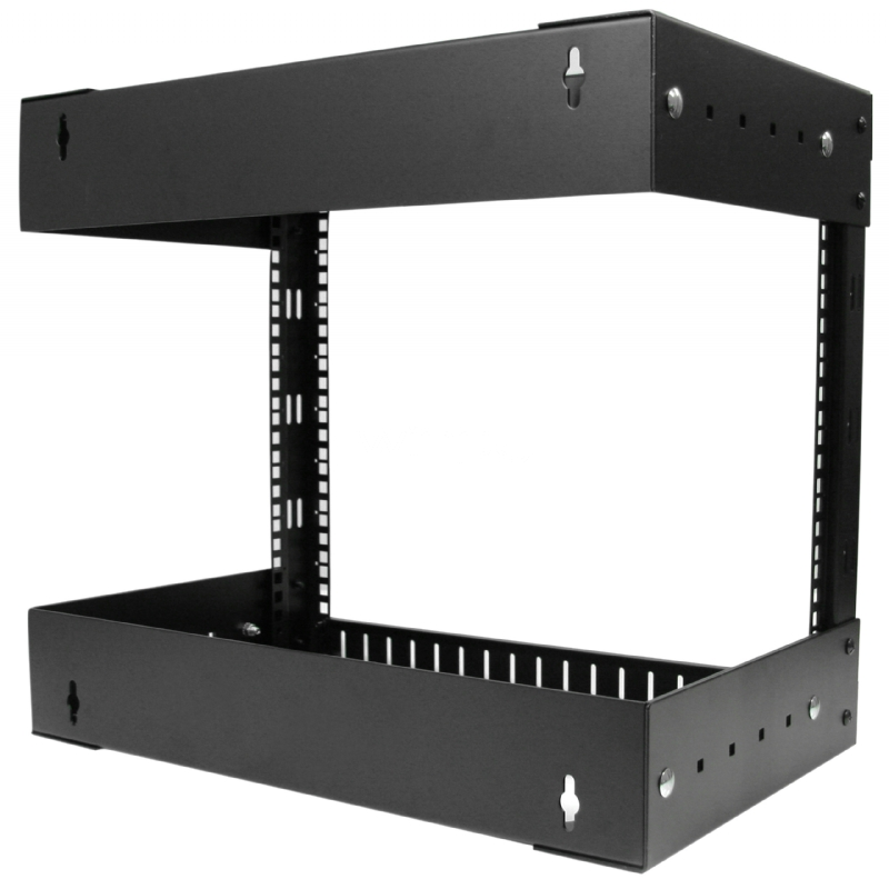 Rack Armario Bastidor Abierto Montaje en Pared Wall Mount 2 Columnas 8U ...