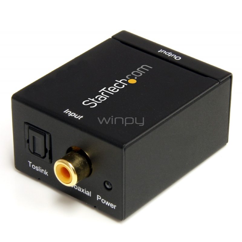 Adaptador Conversor de Audio Digital Coaxial SPDIF o Toslink Óptico a ...