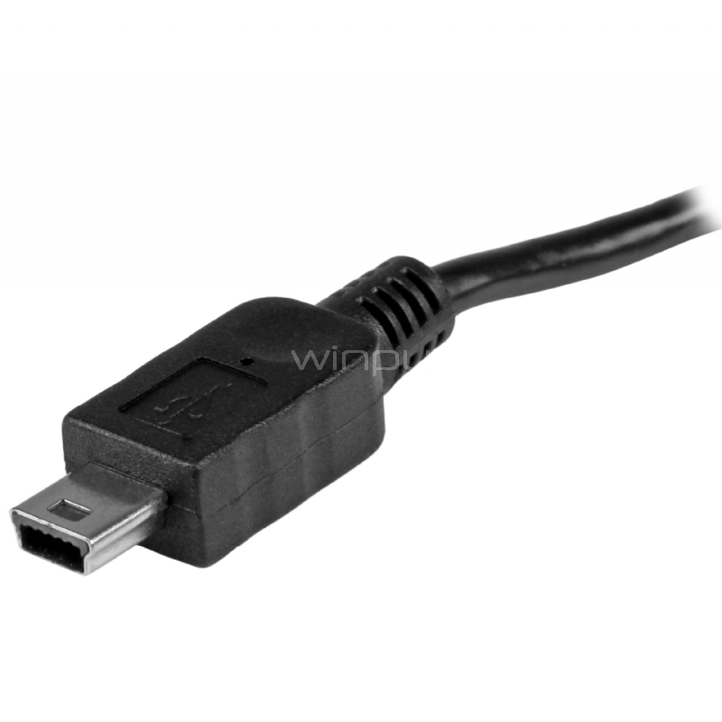Cable USB OTG de 20cm - Cable Adaptador Micro USB a Mini USB - Macho a ...