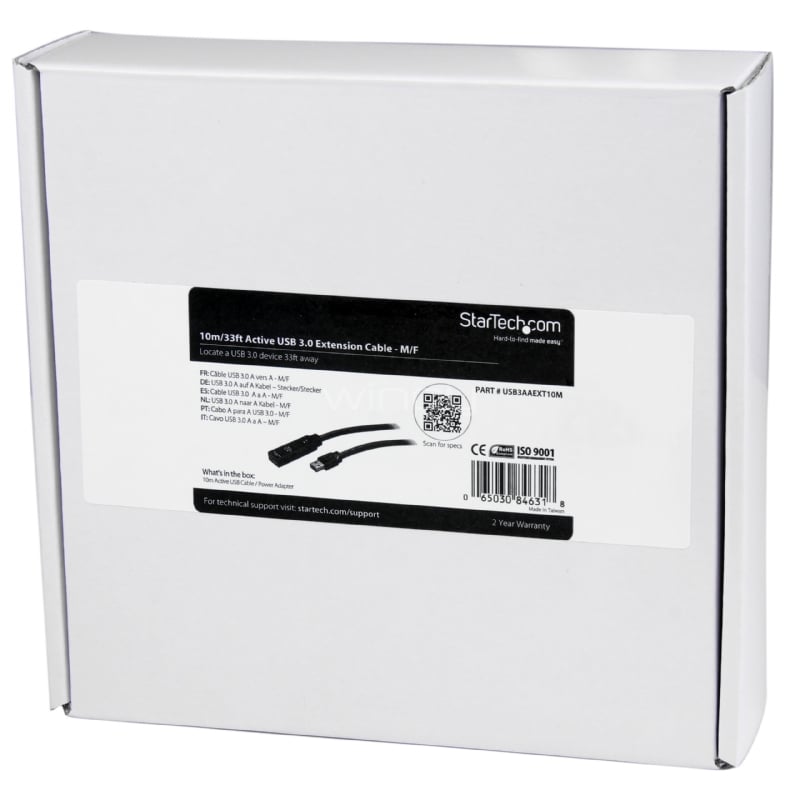 Cable Extensor USB 3.0 SuperSpeed Activo de 10m - USB A Macho a Hembra ...