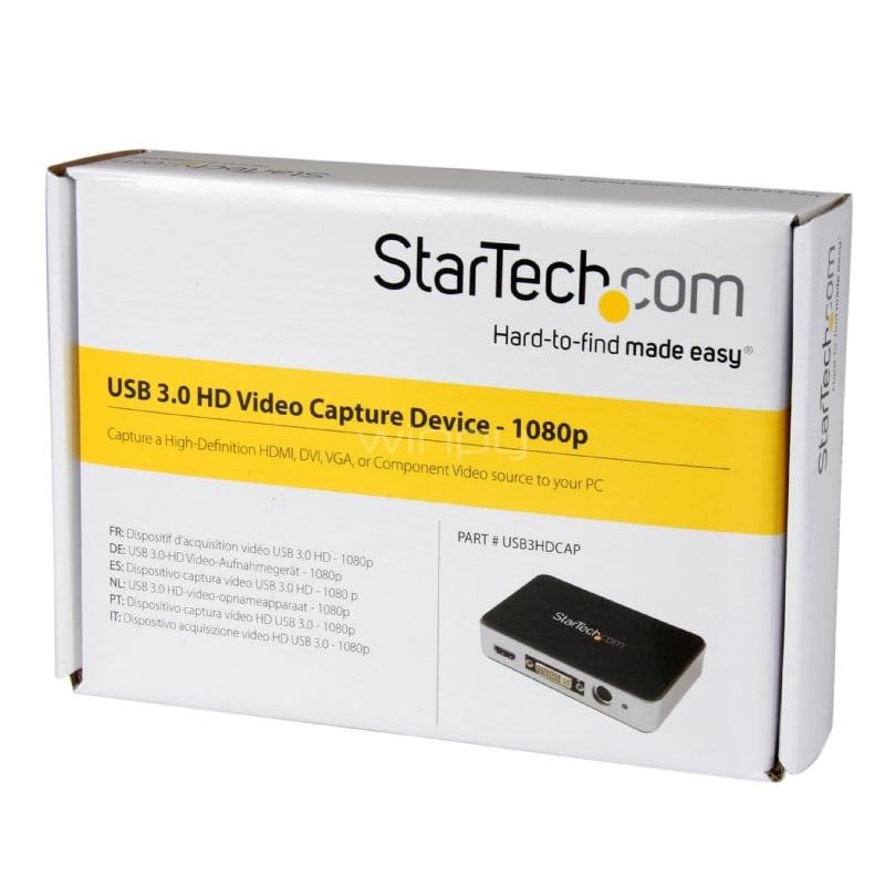 Capturadora de Video USB 3.0 a HDMI, DVI, VGA y Video por Componentes ...