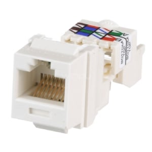 Módulo RJ-45 Panduit NetKey Cat 6 - NK6TMIW - Winpy.cl
