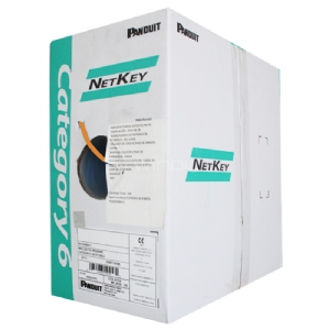 Cable de Red Panduit NetKey de 305 metros - PUL6004OR-FE - Winpy.cl