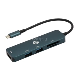 Adaptador Multipuerto HUB Hp USB-C - 29HPVCT203 - Winpy.cl