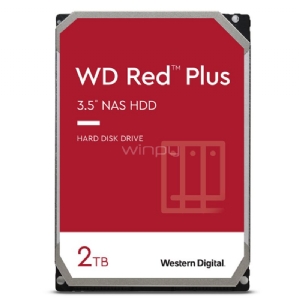 Disco Duro Western Digital Red Plus de 2TB - WD20EFPX - Winpy.cl