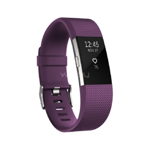 Pulsera inteligente Fitbit Charge 2 Grande - Morado - Winpy.cl