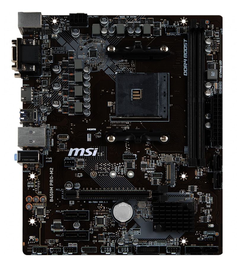 Placa Madre MSI B450M PRO-M2 - B450M PRO-M2 - Winpy.cl