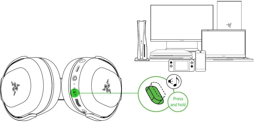 Audífonos Gamer Razer Barracuda X Mercury - RZ04-04430200-R3U1 - Winpy.cl