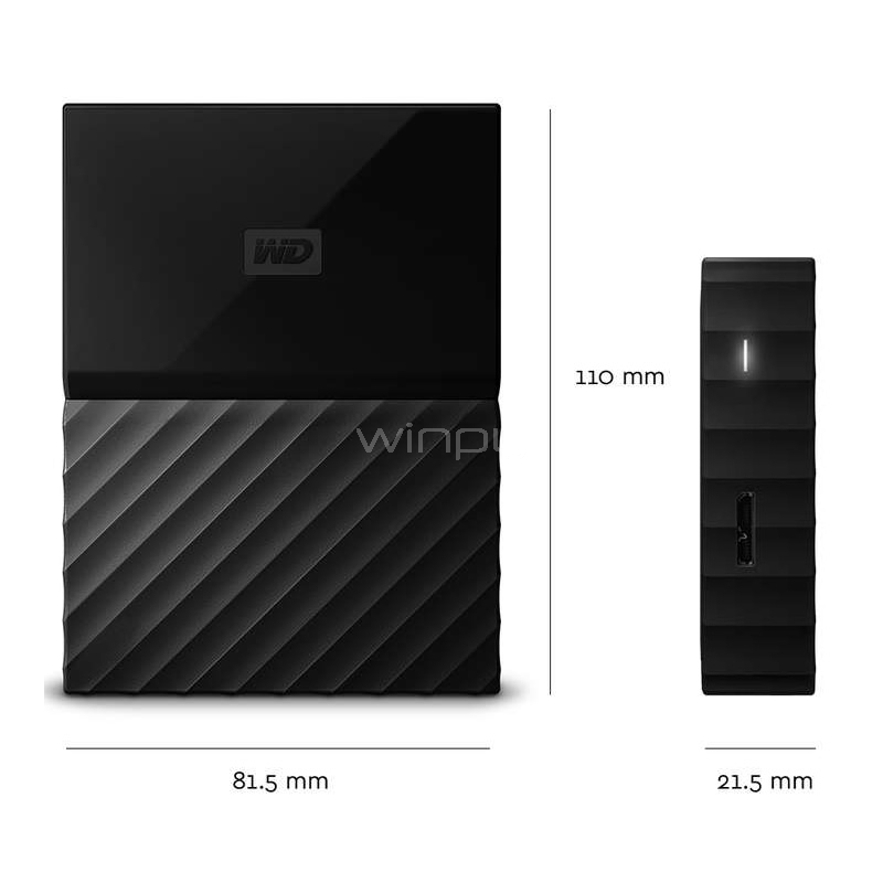 Disco Duro Portátil Western Digital My Passport De 4tb Wdbyft0040bbk